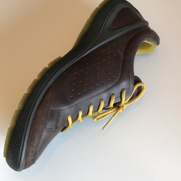 Ecco | Shoes | Ecco Biom Grip Natural Motion Brown Leather Shoe | Poshmark
